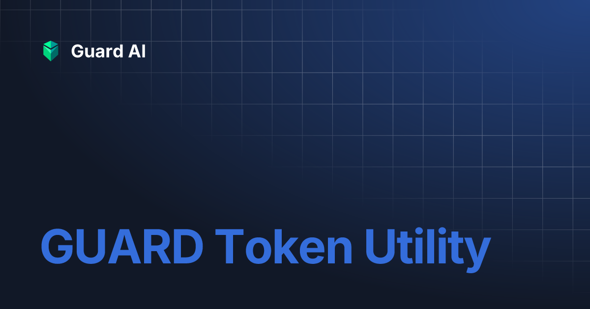 GUARD Token Utility | Guard AI